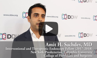 DDW 2017: Amit Sachdev, MD, on Bariatrics, CRC & ASGE Crystal Award