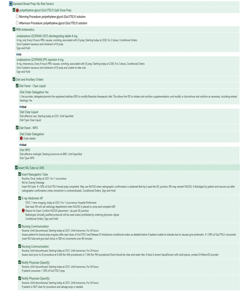 Bowel Prep Colonoscopy