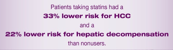 More Data on Role of Statins in Prevention of HCC and Chronic Liver Disease